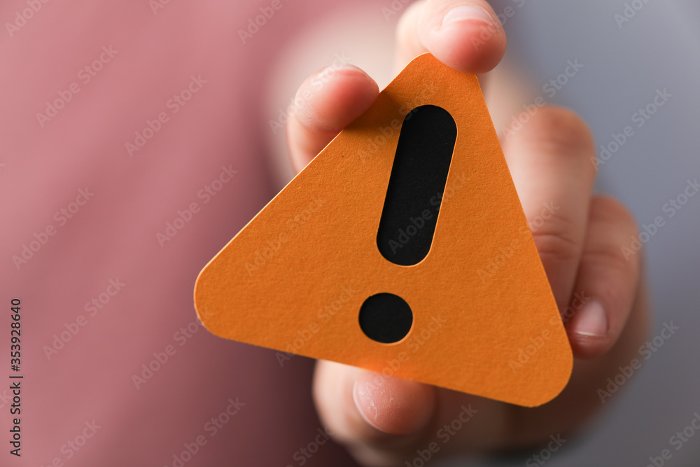 Poster warning stop sign attention symbol – Wall Art | UkPosters