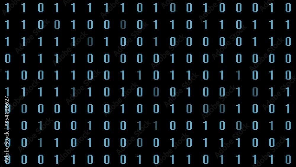 Bioinformatics Genetic DNA Code AGTC into Computer Code - DNA Genome ...