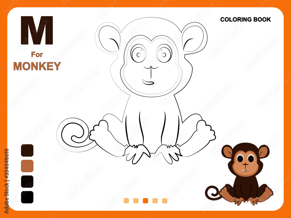 Preschool educational kids painting app game. Color painting practice ...