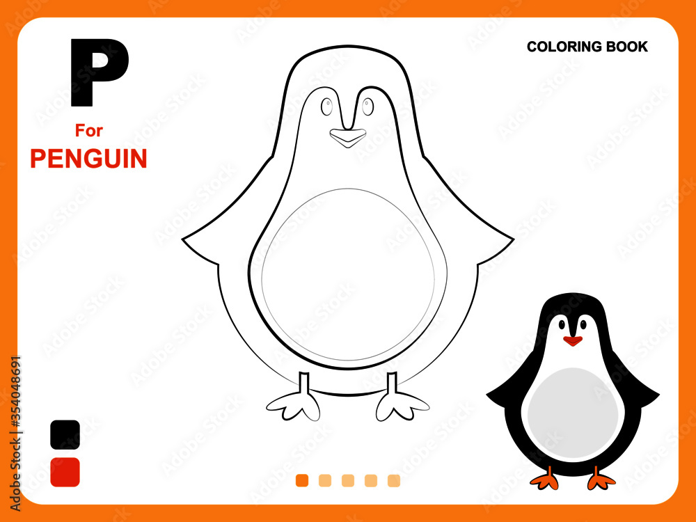 Preschool educational kids painting app game. Color painting practice ...