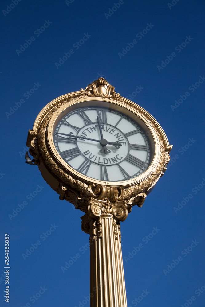 Street clock Stock Photo | Adobe Stock