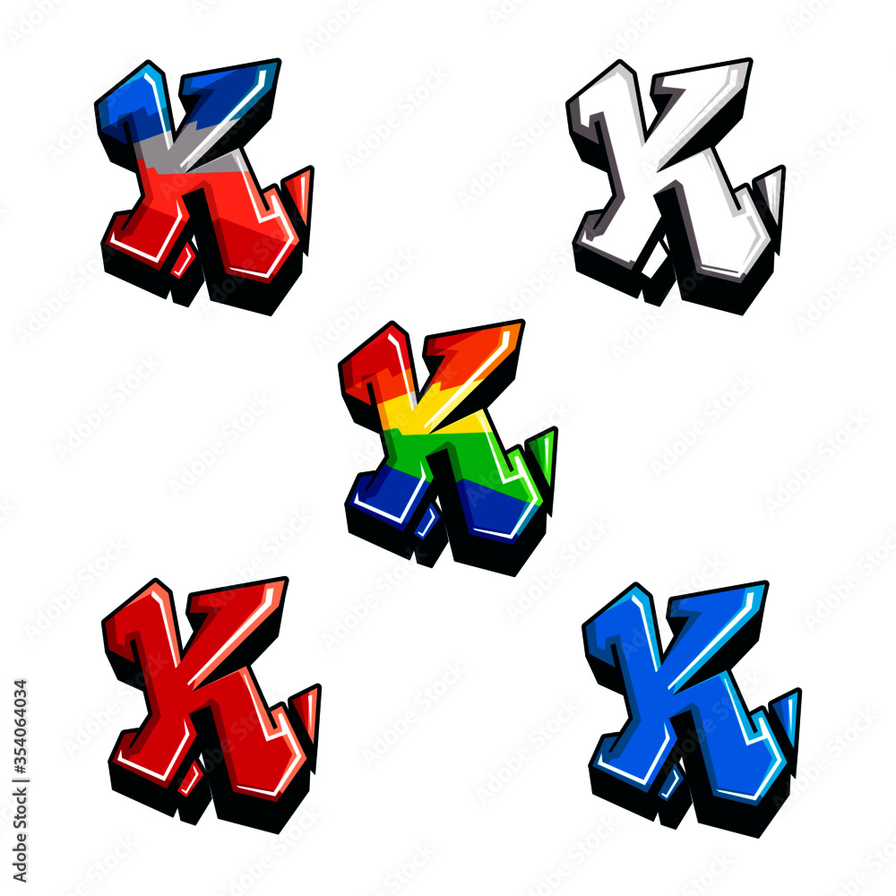 Letter K Graffiti