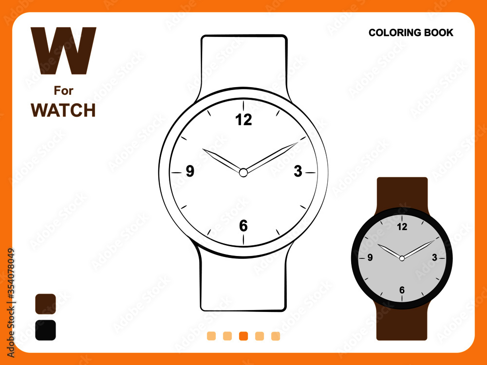 Preschool educational kids painting app game. Color painting practice ...