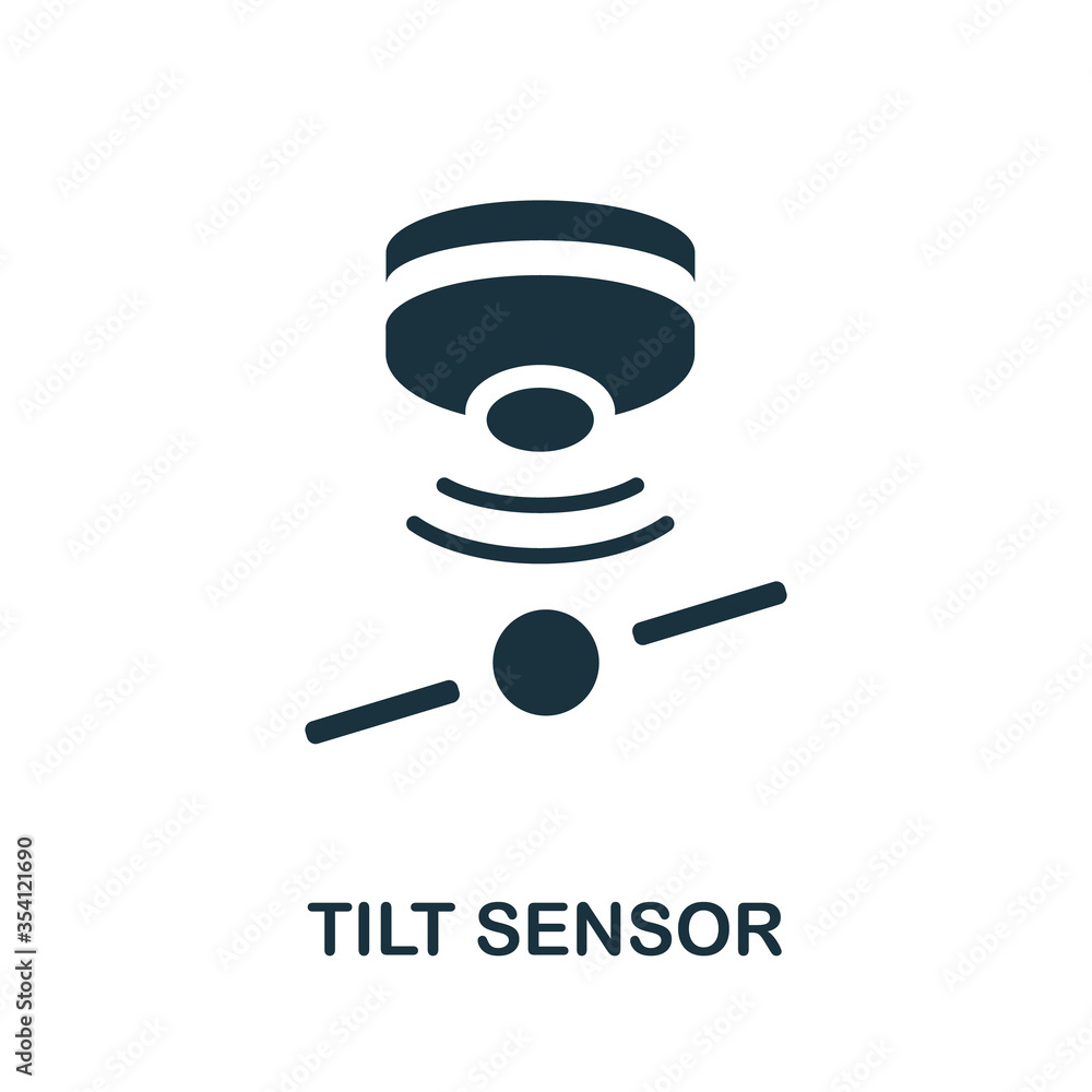 Tilt Sensor icon. Simple element from sensors icons collection ...