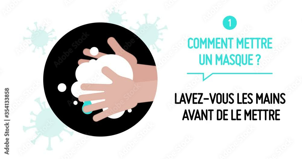 Coronavirus tips: How to wear a surgical mask properly. Comment mettre ...