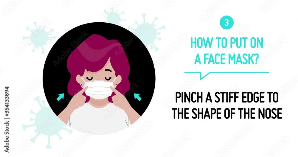 Coronavirus tips: How to wear a surgical mask properly. How to put on a ...