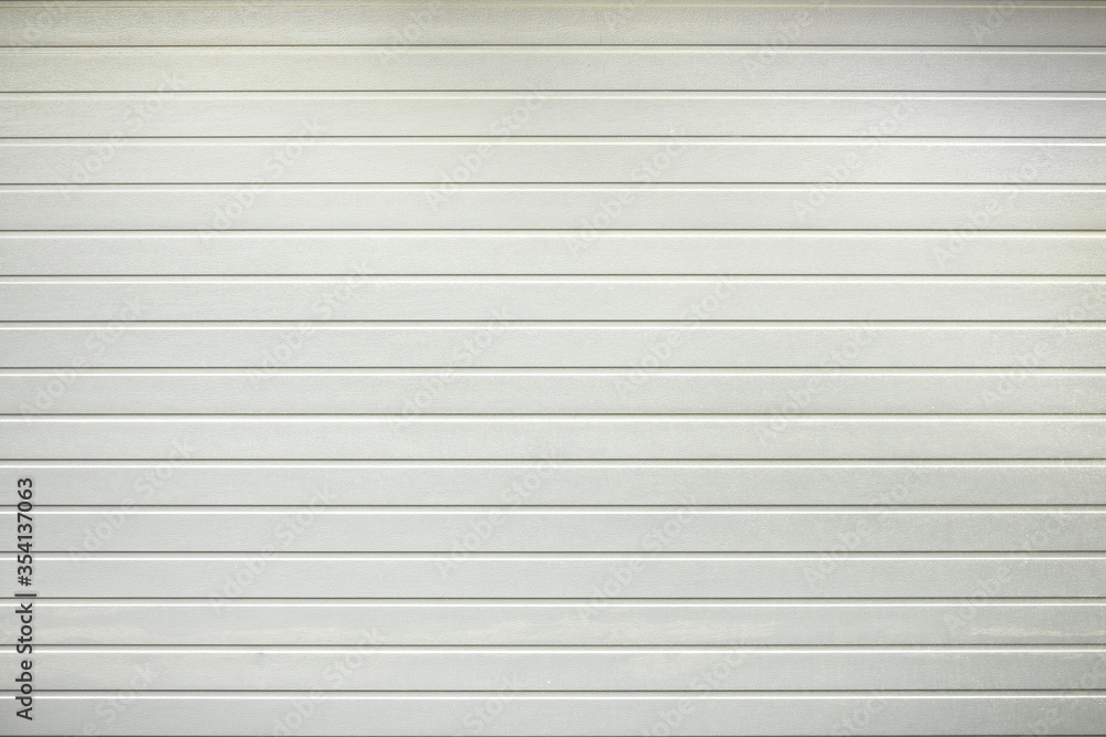 White garage door texture. Perforated metal garage door. foto de Stock ...
