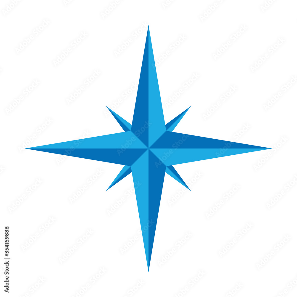 Compass rose - nautical chart. Travel equipment displaying orientation ...