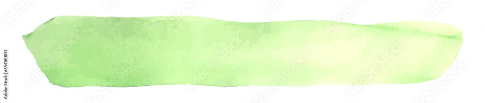 Vector watercolor background light green smear colors, stock ...
