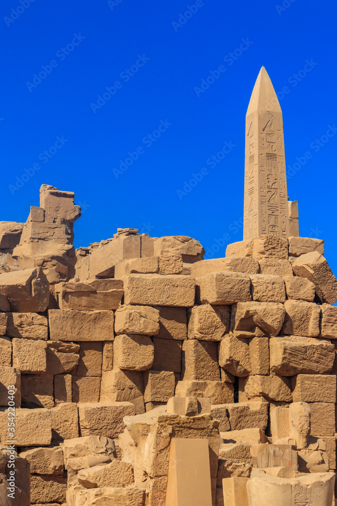 Karnak Temple Complex, commonly known as Karnak comprises a vast mix of ...