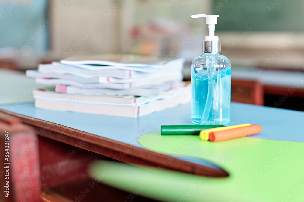 New Normal. COVID-19 prevention and protection in school,Pocket ...