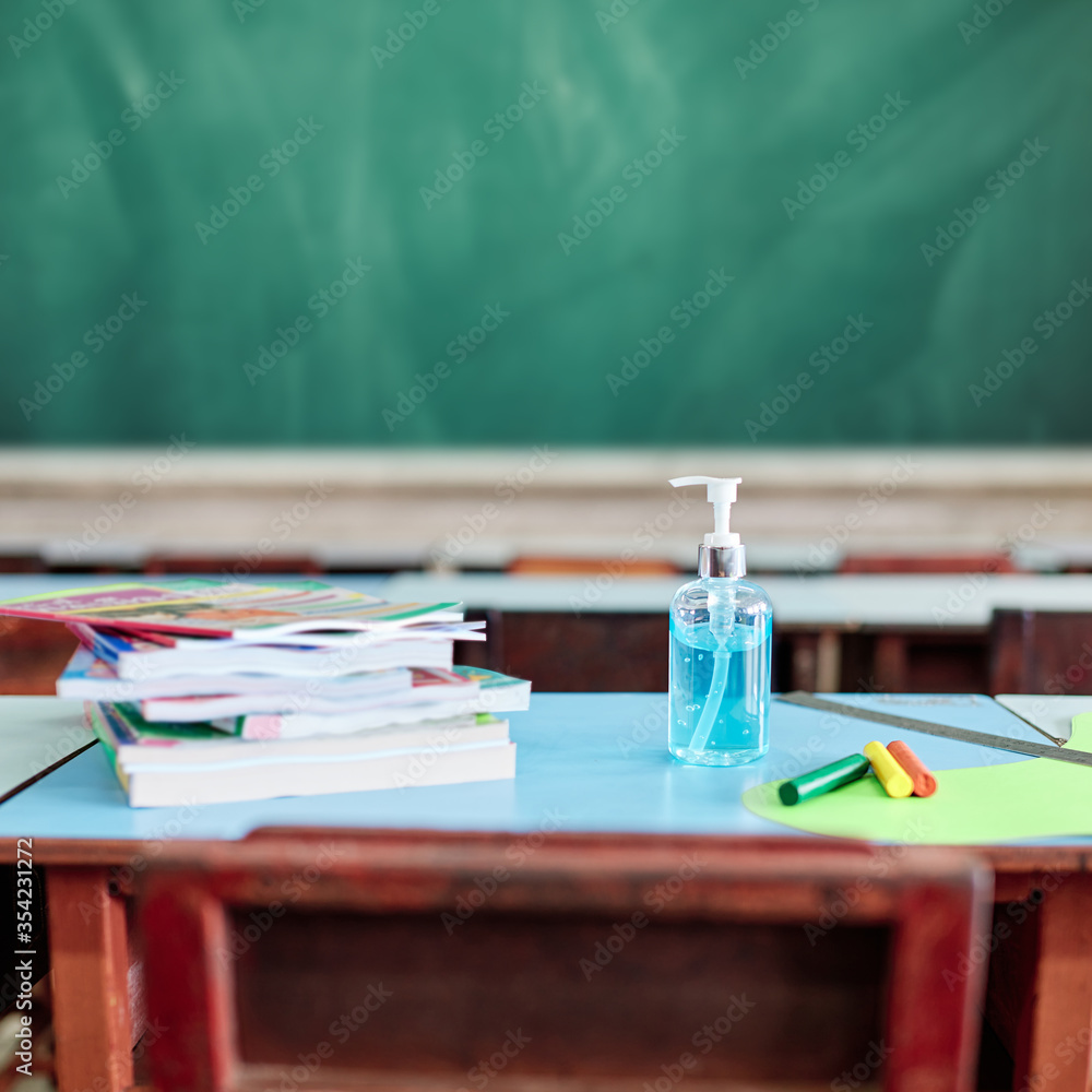 New Normal. COVID-19 prevention and protection in school,Pocket ...