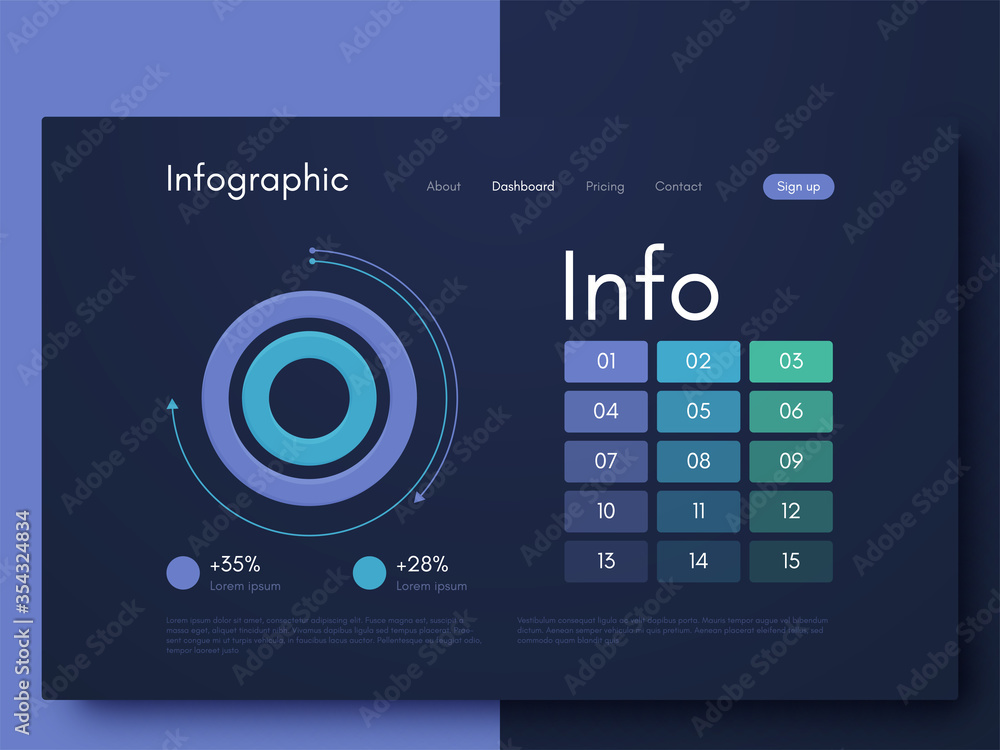Vetor do Stock: Vector graphic infographics. Template for creating ... Vetor do Stock: Vector graphic infographics. Template for creating ...