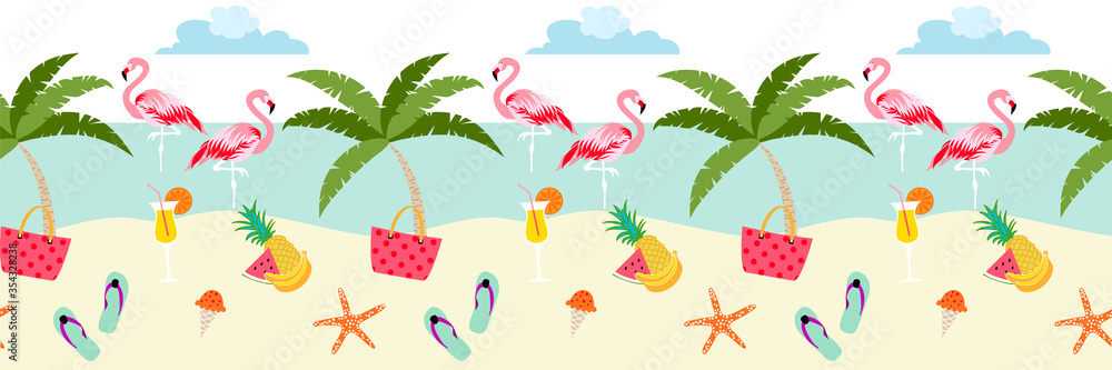 Summertime Borders Clip Art
