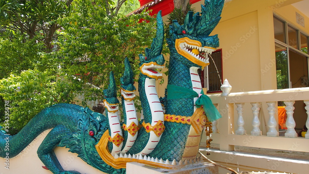 great Naga is a symbol of people who believe in Buddhism. Stock Photo ...