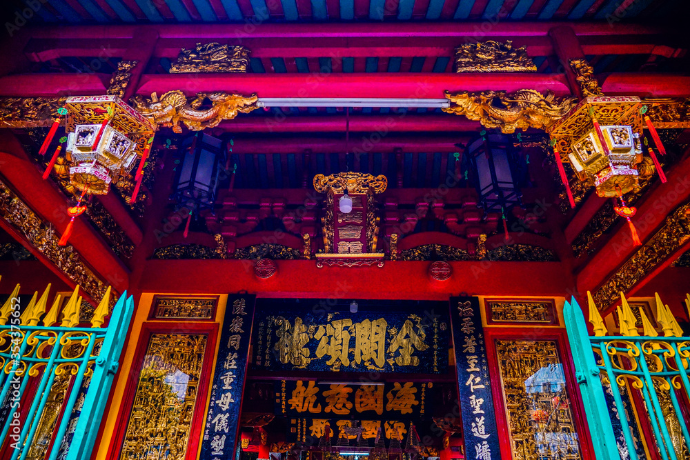 On Lang Temple (Hoi quan On Lang pagoda or Quan Am temple) or Ong Lao ...