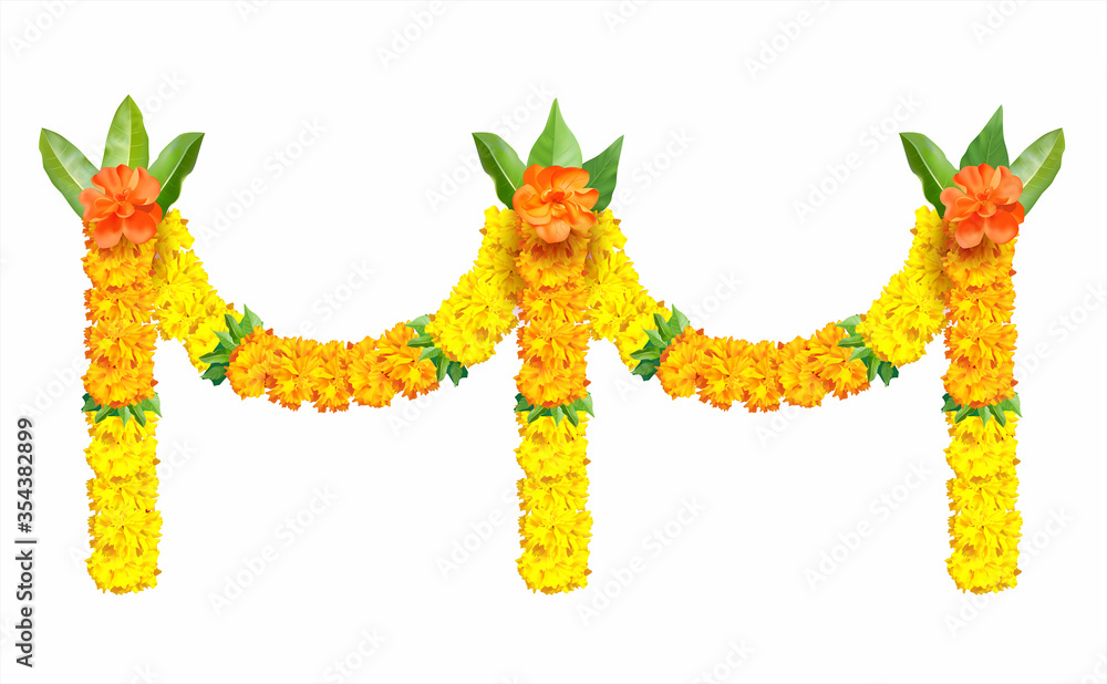 Mango Leaf Toran Clip Art