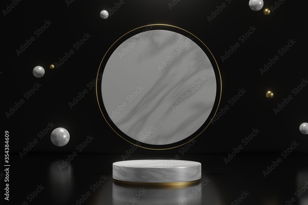 Mock up background/backdrop in minimal modern illustration design of ...
