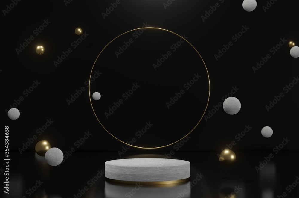 Mock up background/backdrop in minimal modern illustration design of ...