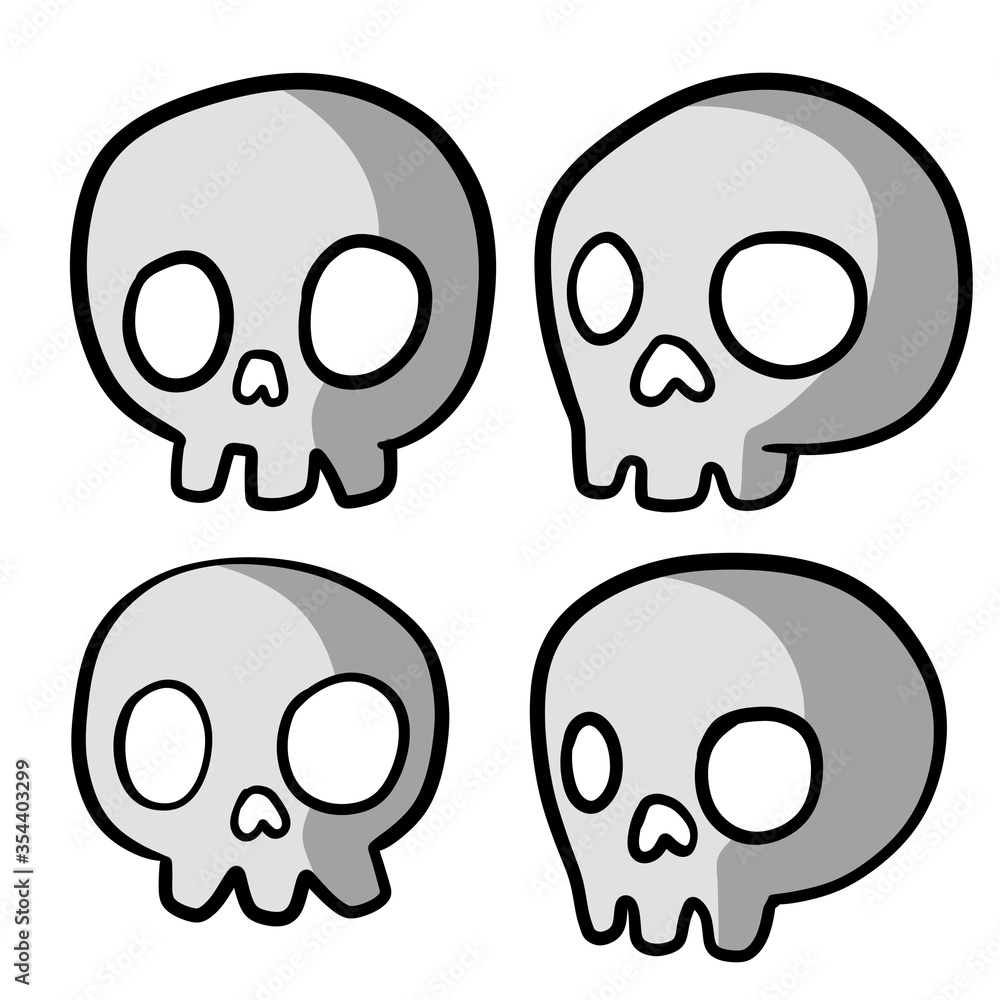 Human skull and crossbones. Dead man head. Pirate flag Jolly Roger ...