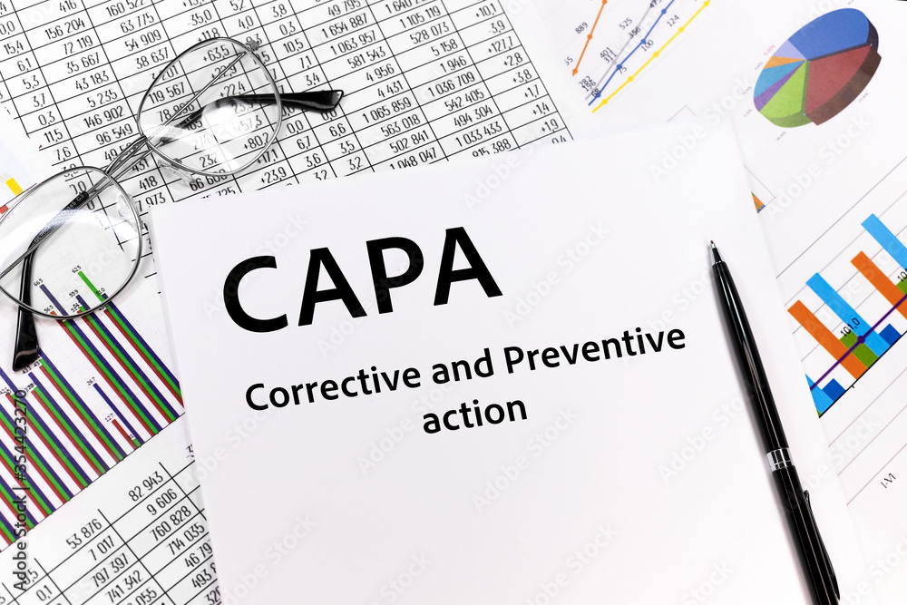 Text CAPA. Concept image of Business Acronym CAPA Corrective and ...