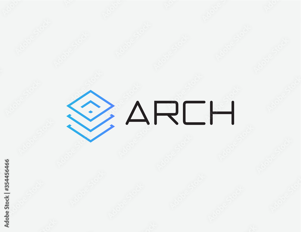 Data center logo. Database hosting emblem. Digital files cloud storage ...