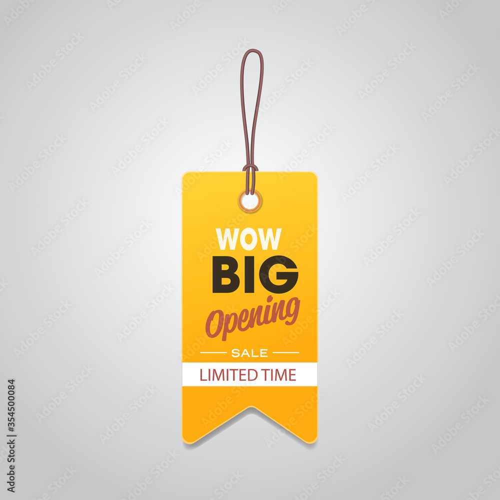 big opening tag we are open coronavirus quarantine over advertising ...