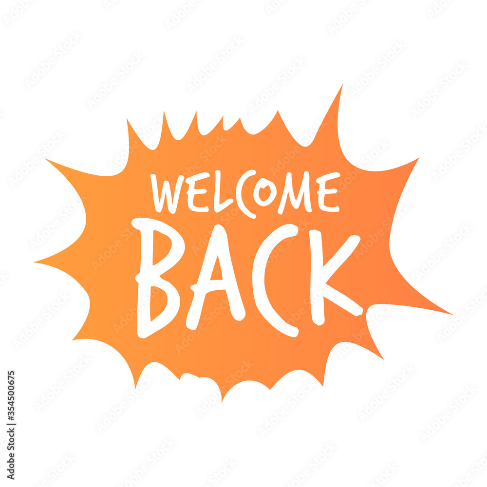 welcome back open sticker coronavirus quarantine is over advertising ...