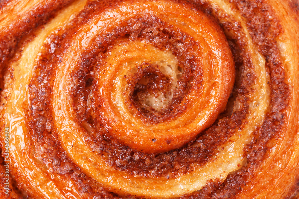 Danish cinnamon buns or cinnabons. Sweet, homemade pastry Stock Photo ...