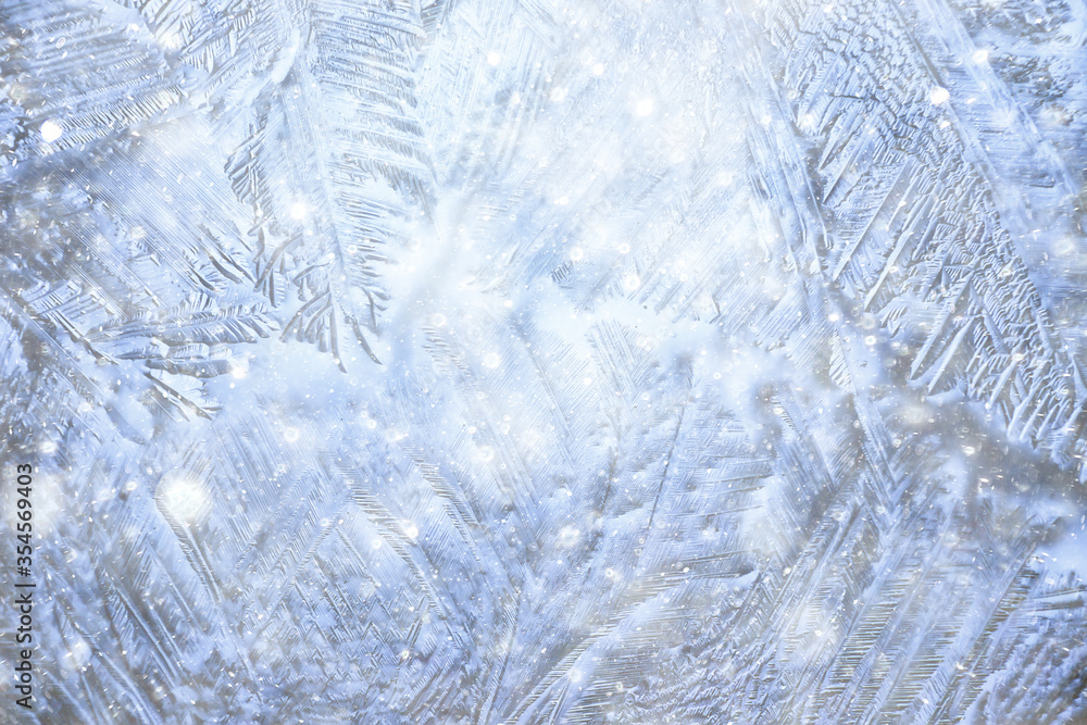 snow ice background, abstract winter seasonal background, white ...
