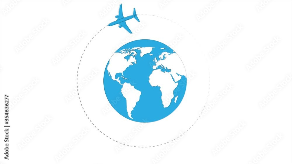 Planes. line of the plane. Airplane flight path with dash line and dash ...