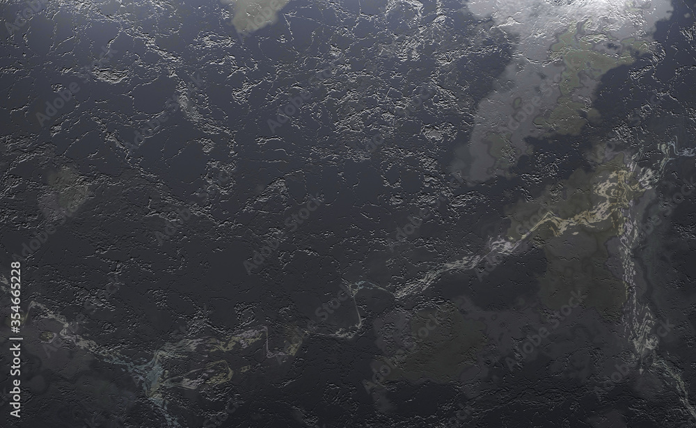 3D Rendering,Dark green luxury marble texture background, empty copy ...