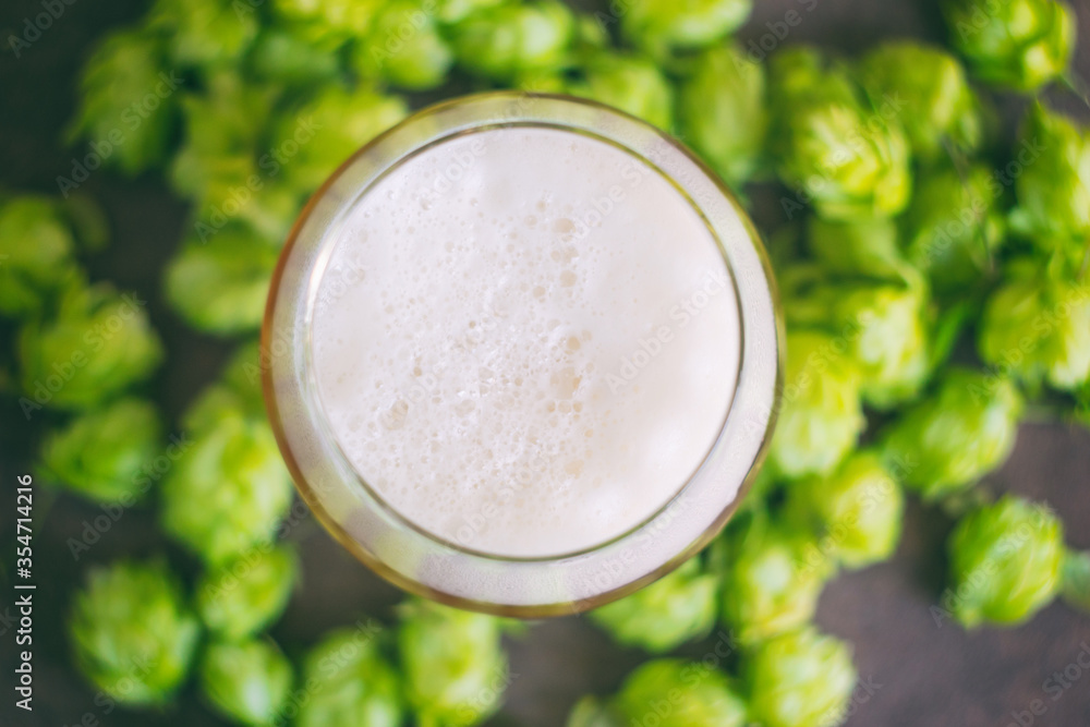 Delicious homebrewed beer, diffferent styles and rich taste Stock Photo ...