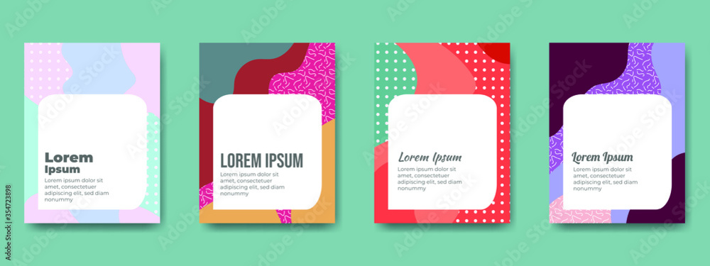 Abstract geometric pattern background for business brochure cover ...