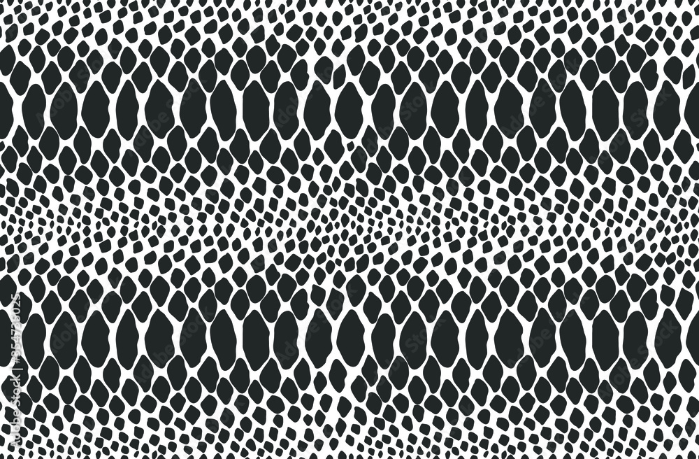 Snake skin seamless pattern. Vector illustration. Stock Vector | Adobe ...