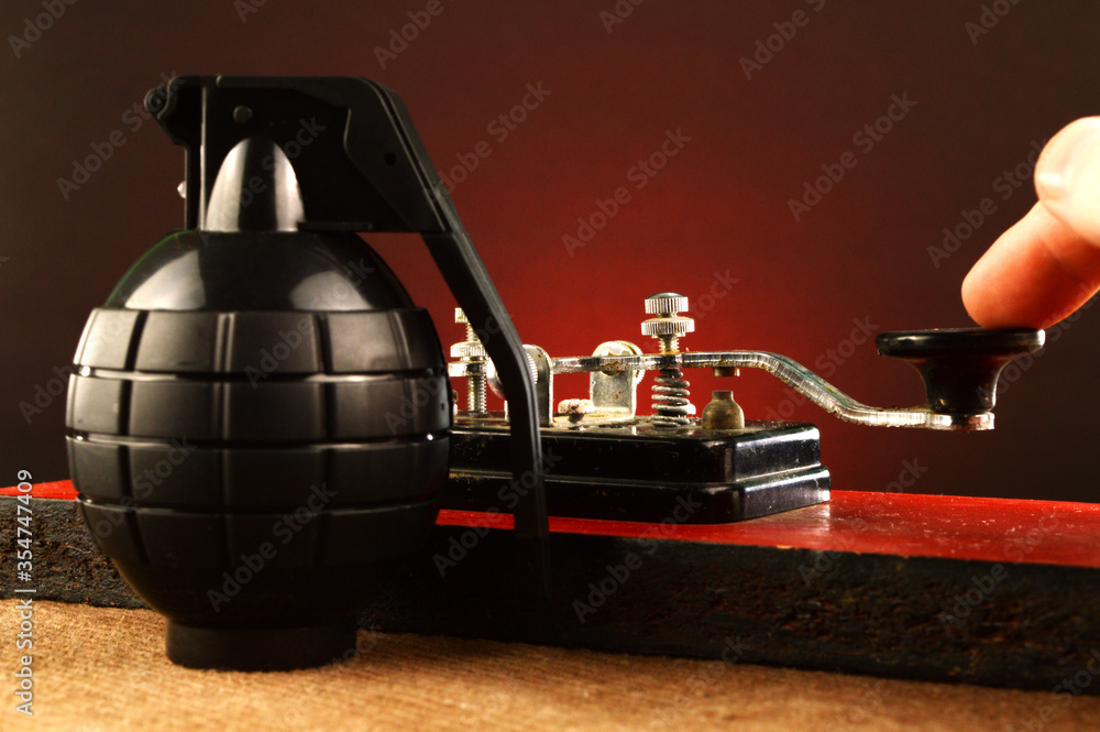 Morse Code Transmitter Stock Photo | Adobe Stock