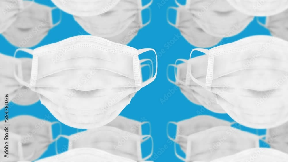 Many medical masks to cover mouth and nose for protection from virus ...
