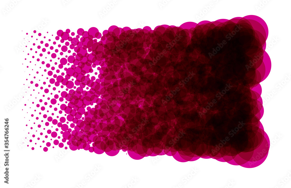 Bloody Bodies Dinamics, Red Paint Spots on White Background, Chemical ...
