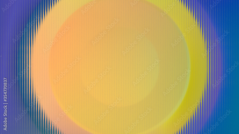 Glow Circle Shape with Grid Scan Lines Screen Colored Trendy Sphere ...