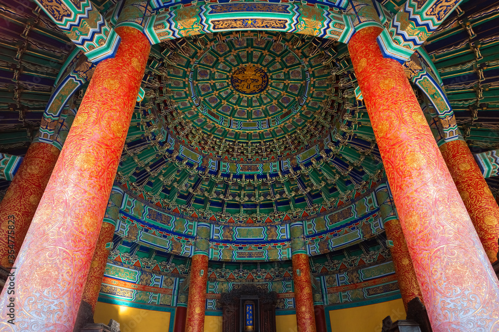 Foto de Beijing, China - Jan 10 2020: The Imperial Vault of Heaven at ...