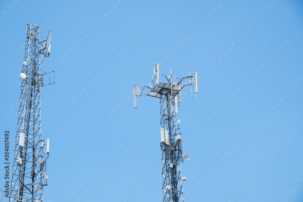 Cellular Base Station or Base Transceiver Station. Telecommunication ...