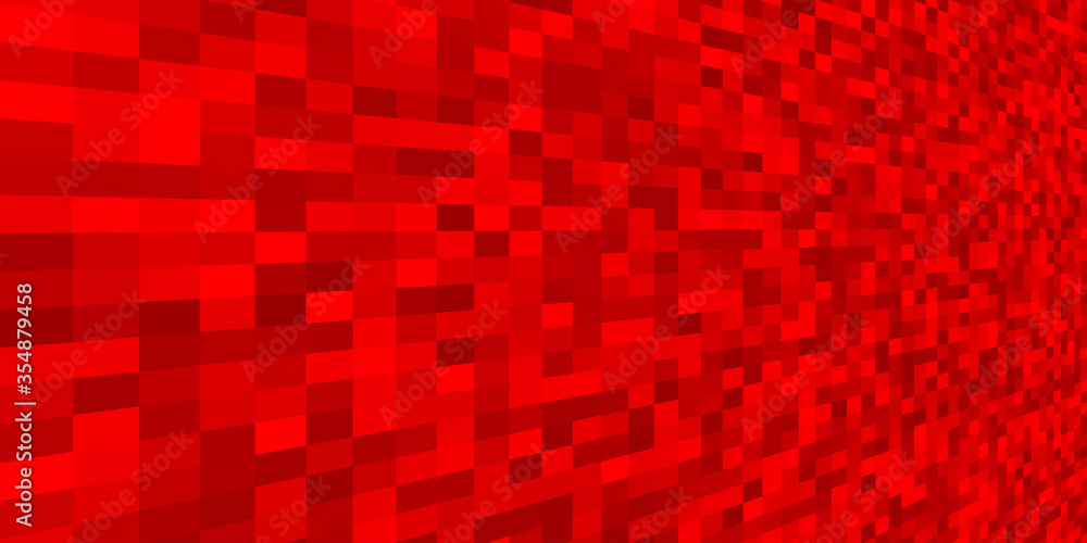 Abstract red pixel texture background in perspective. Digital ...