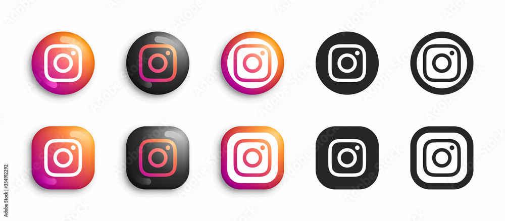 Flat Instagram Logo