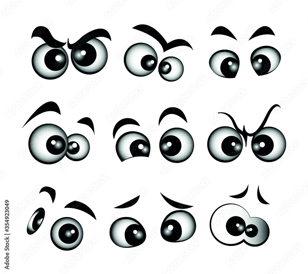 High Cartoon Eyes