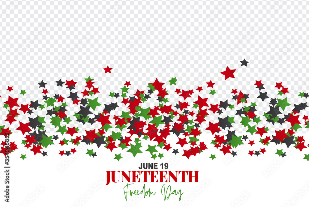 Juneteenth Freedom Day. 19 June African American Emancipation Day ...