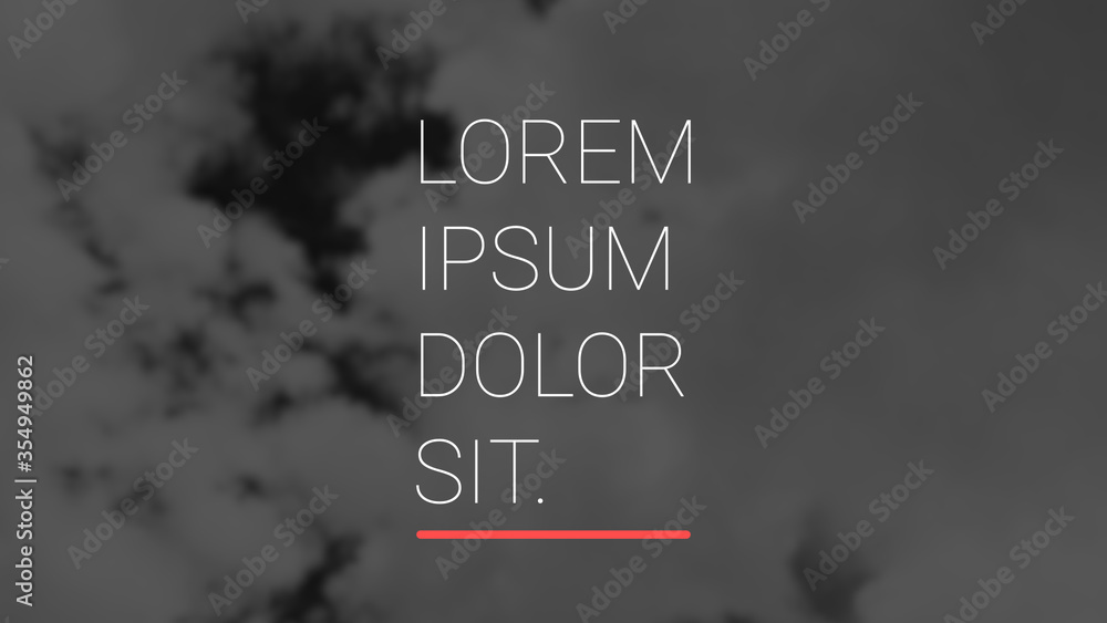 Flickering Multiline Text Overlay Stock Template | Adobe Stock