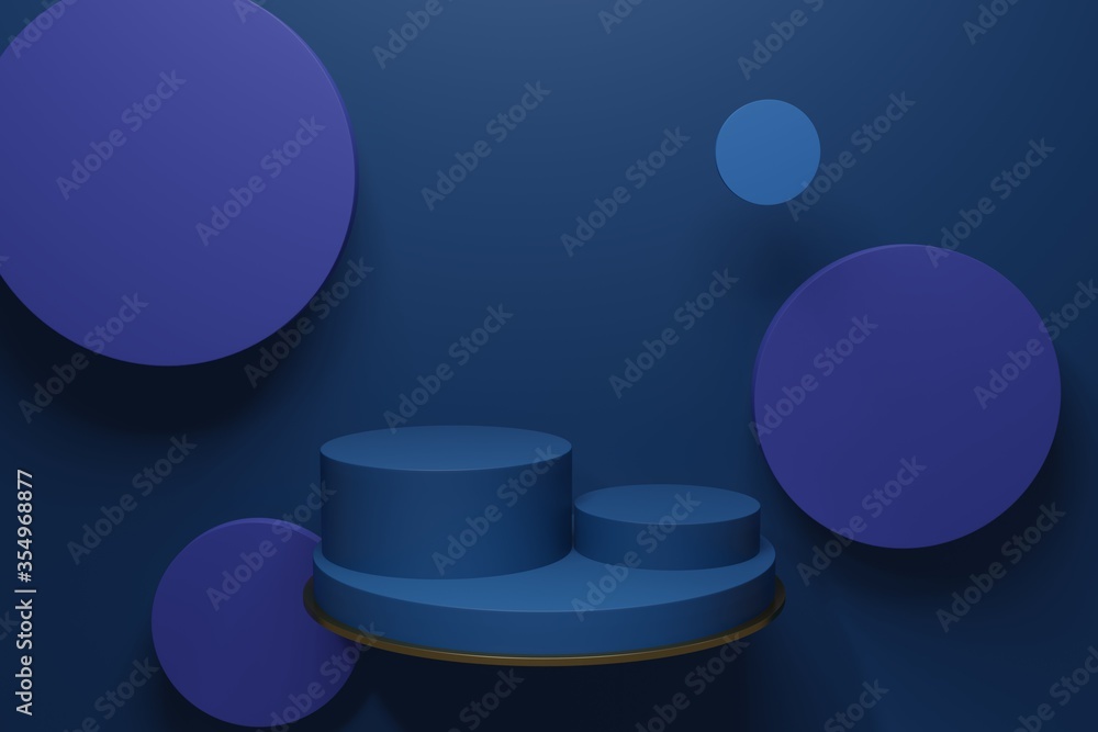 Mock up background/backdrop in minimal modern illustration design of ...