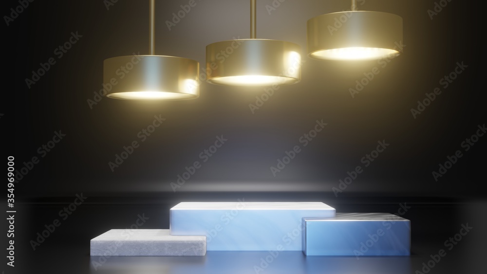 Mock up background/backdrop in minimal modern illustration design of ...