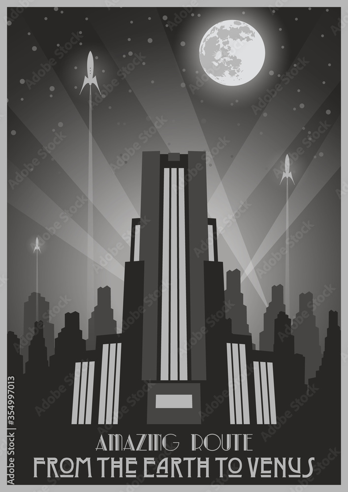 Art Deco Buildings Posters