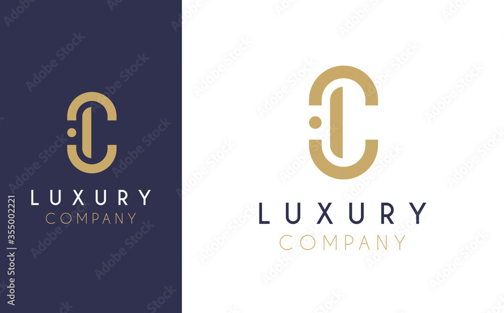 Premium Vector C Logo in two colour variations. Beautiful Logotype ...
